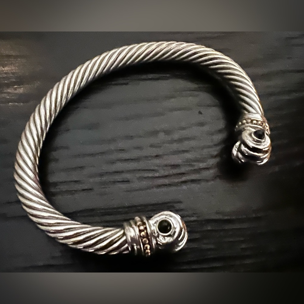 Open Bangle Bracelet - Gem